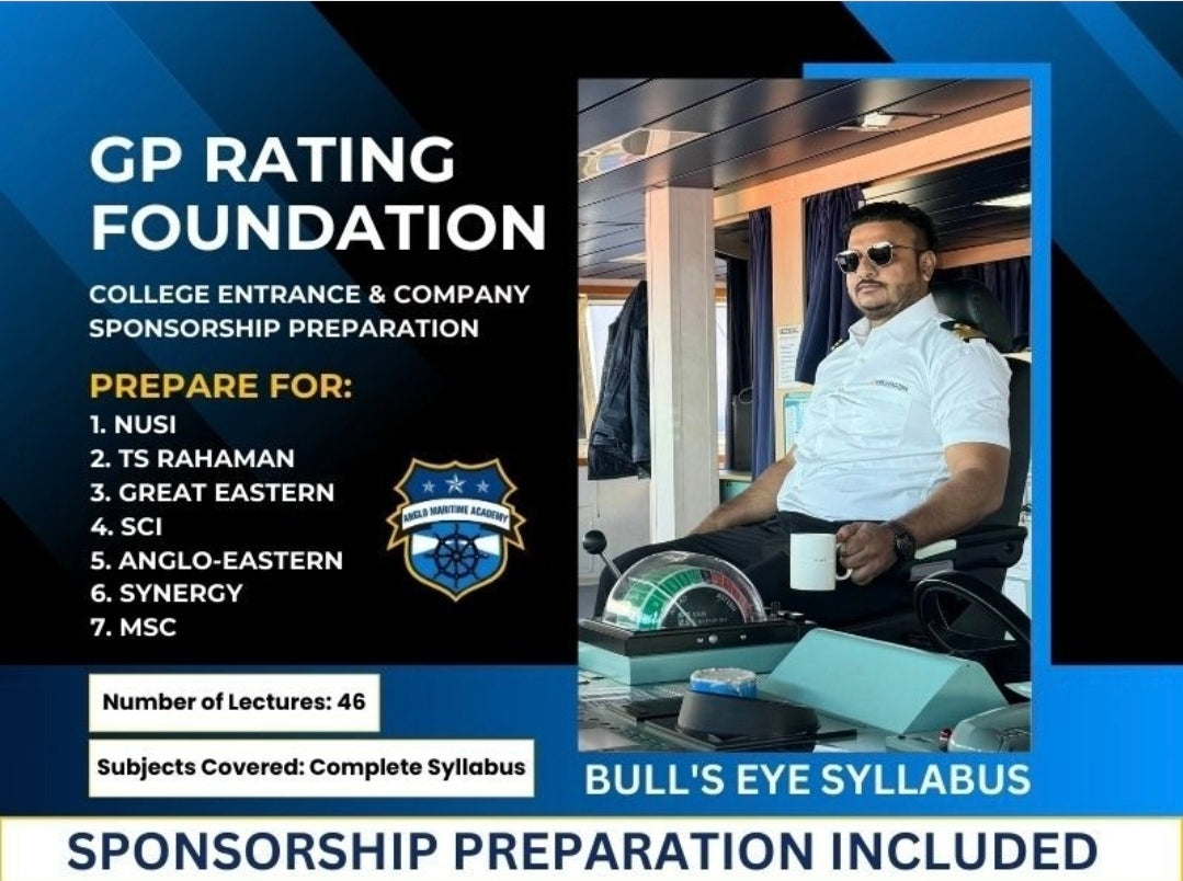 GP Rating Course | Merchant Navy after 10th | GP Rating Eligibility ...